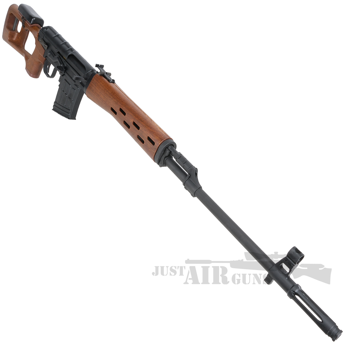 King Arms Kalashnikov Sniper Rifle 4.5mm CO2 Air Rifle - Just Air Guns
