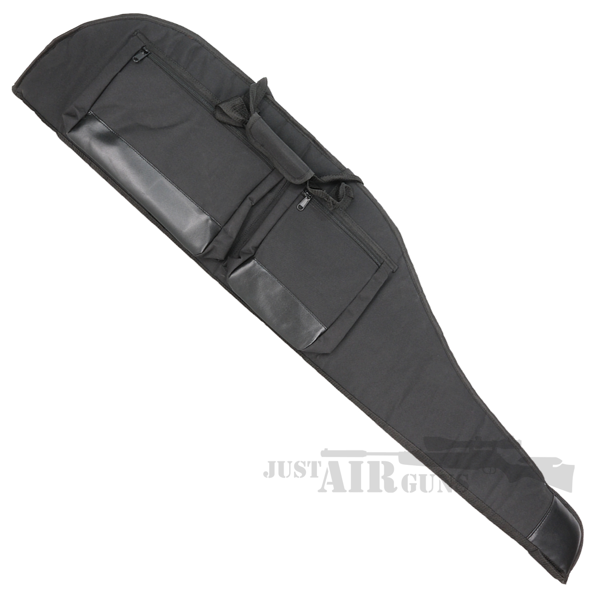 Large Two Pocket Gun Slip Faux Leather Black 127x30cm - Just Air Guns