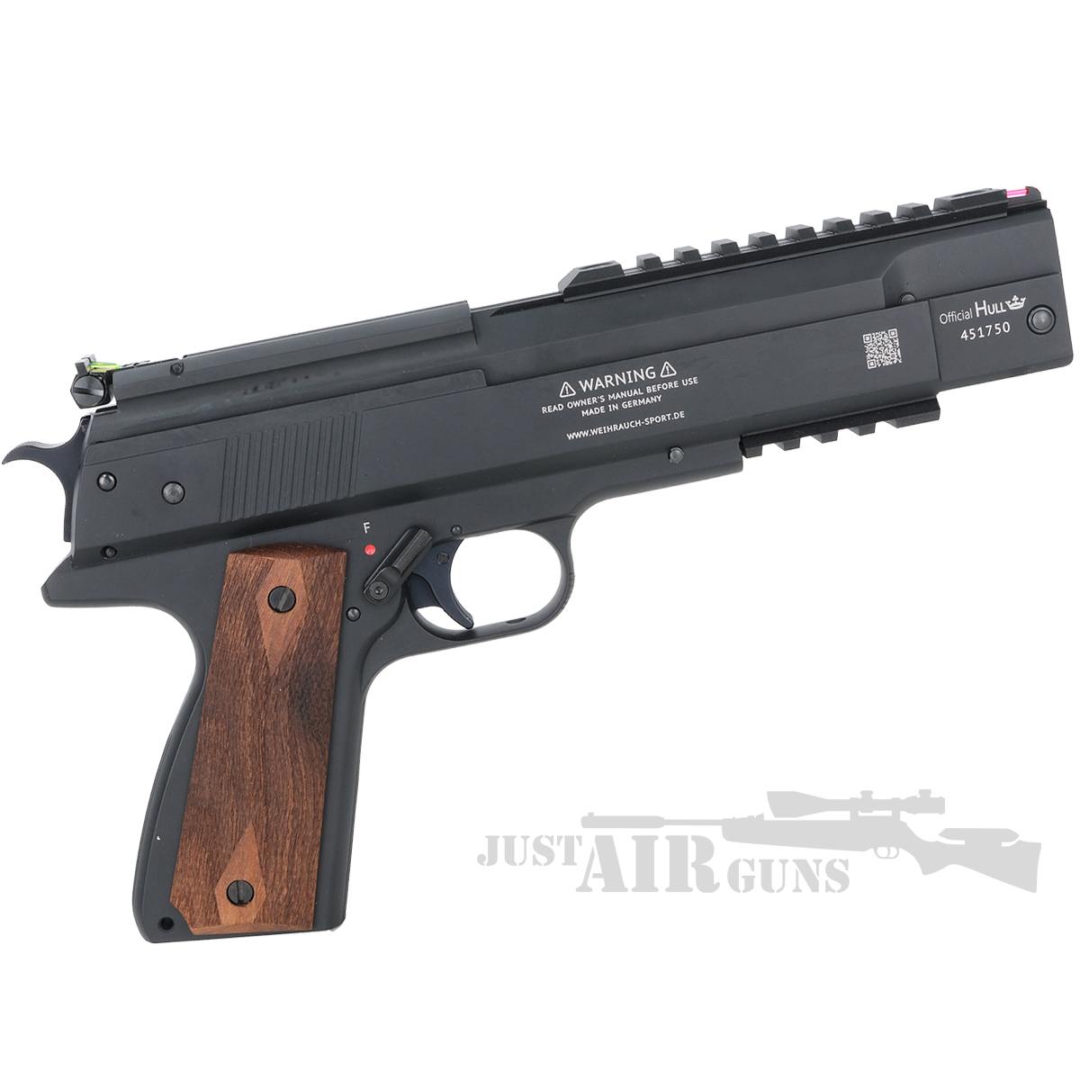 Weihrauch HW45 Spring Air Pistol .177 - Just Air Guns