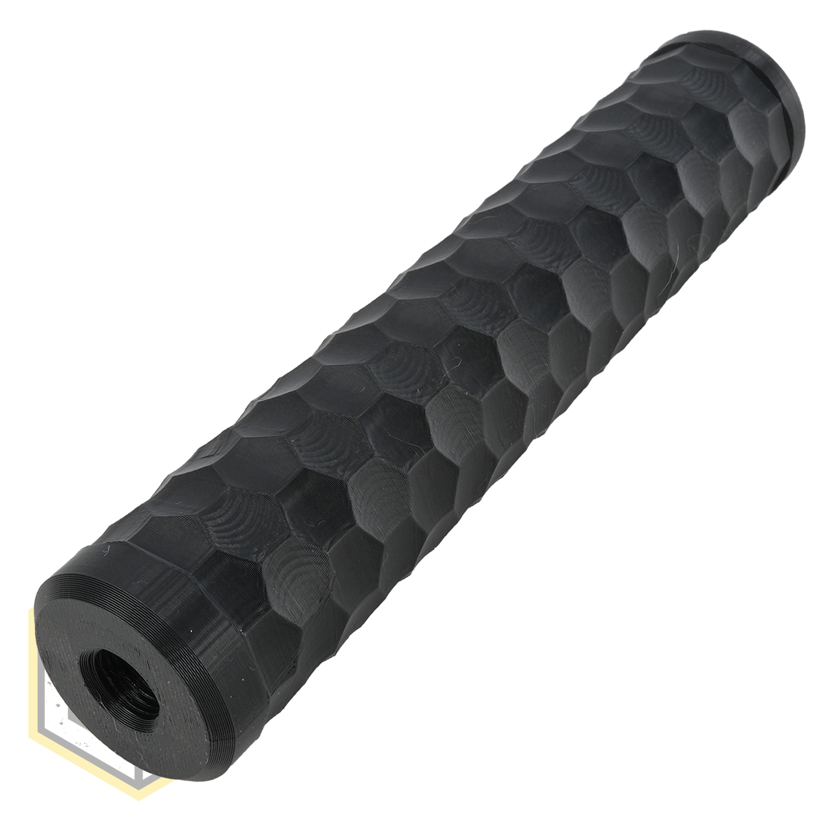 Airgun Moderator Hexagon Long 177 - 22 1/2-20 UNF - Just Air Guns