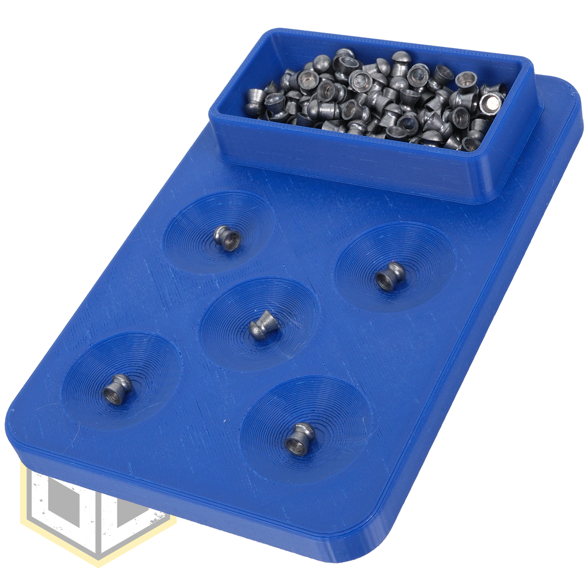 Airgun Pellet Dispenser Tray 5+1 Blue - Just Air Guns