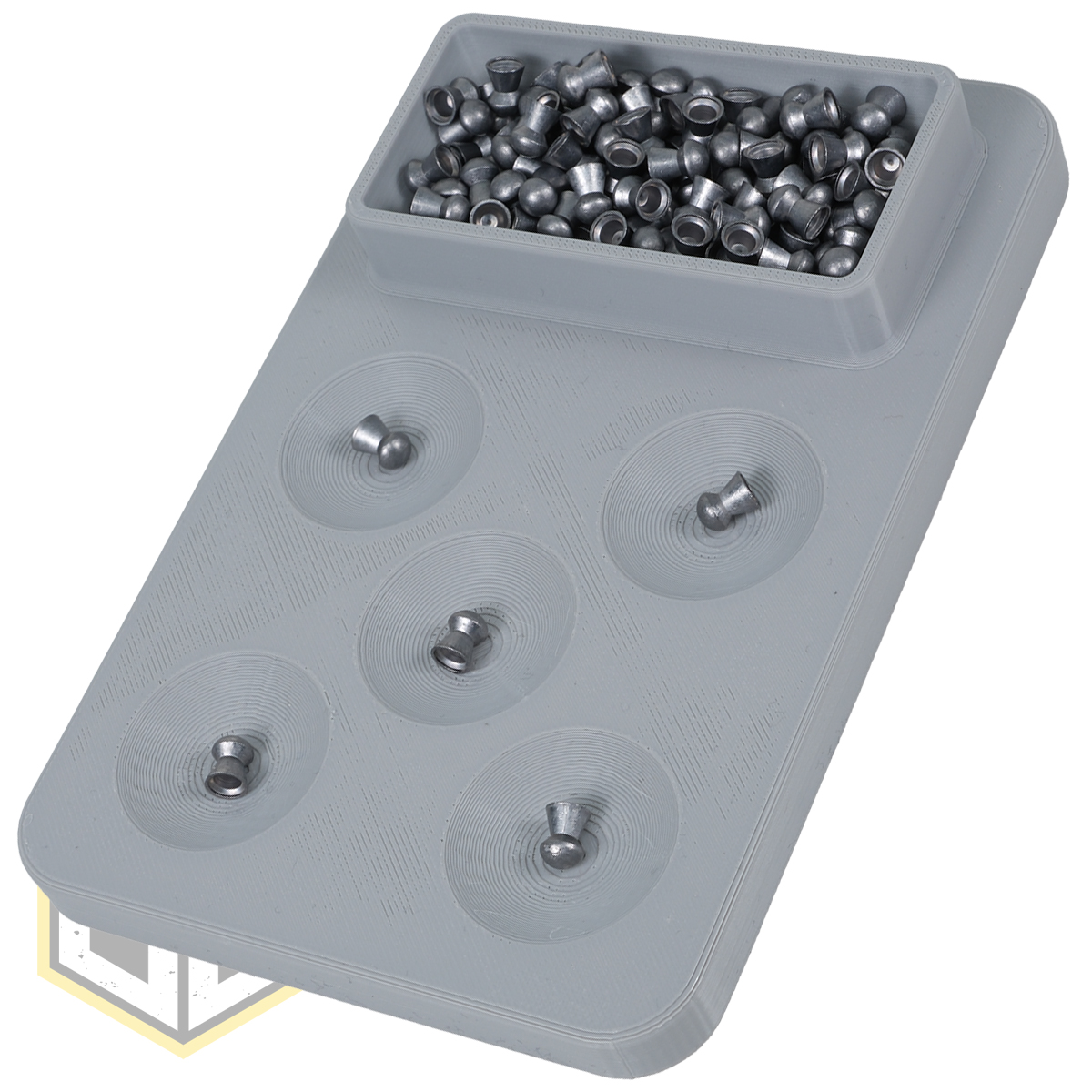 Airgun Pellet Dispenser Tray 5+1 Grey - Just Air Guns
