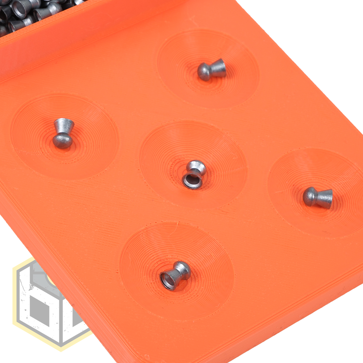 Airgun Pellet Dispenser Tray 5+1 Orange - Just Air Guns