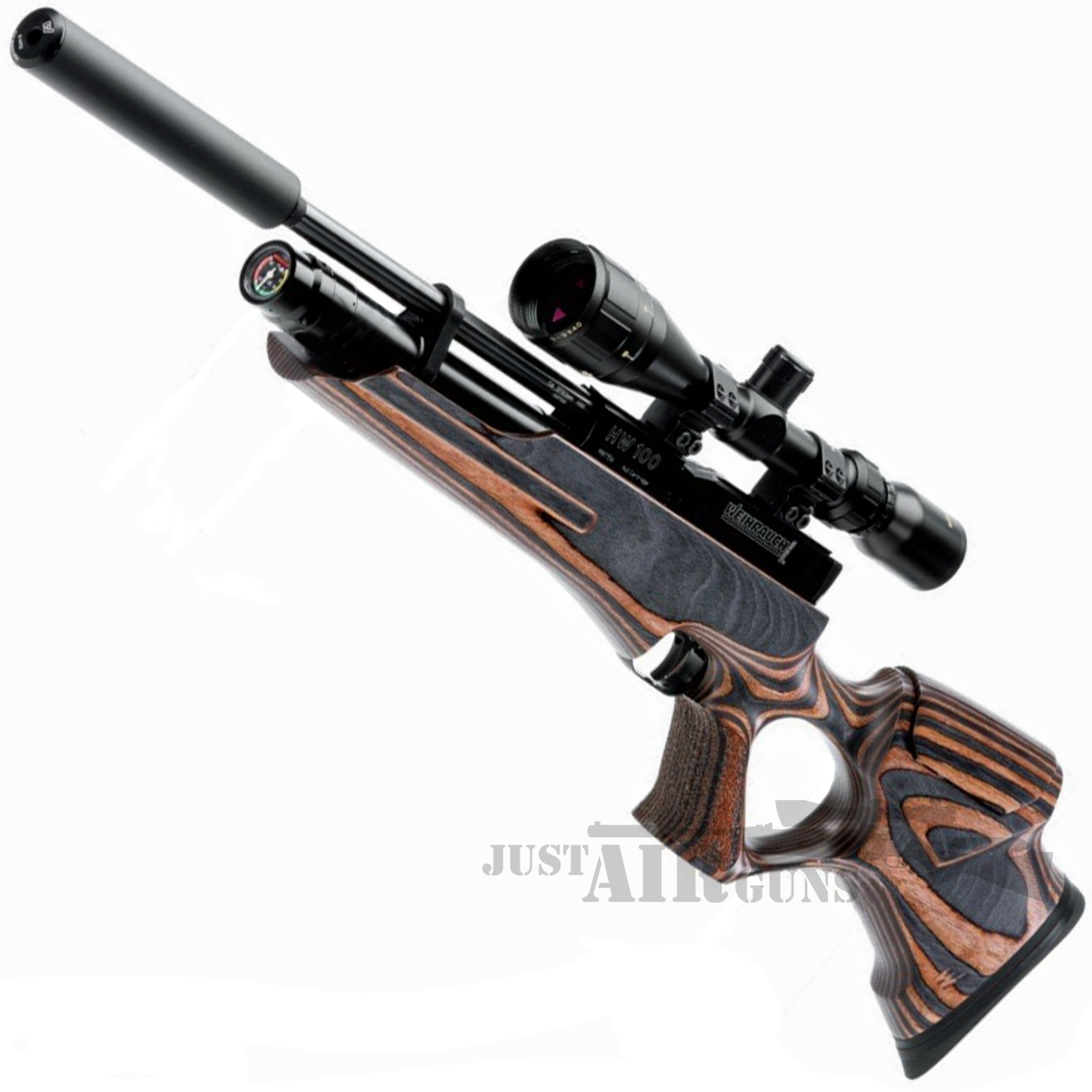 Weihrauch HW 100 KT Laminate Adjustable PCP Air Rifle .22
