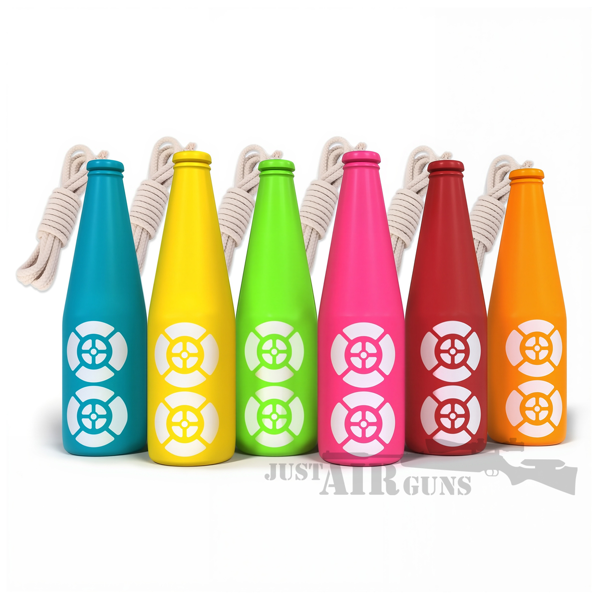 Impact Resistant 6 Plastic Bottle Shooting Targets - Just Air Guns