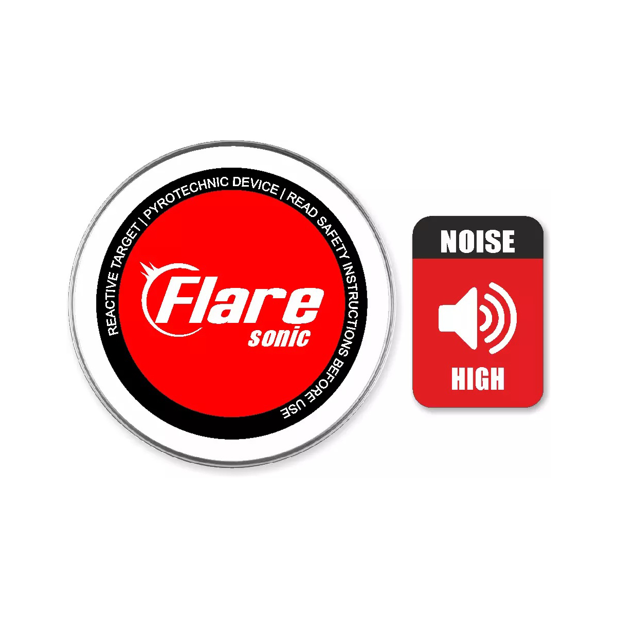 Premium Targets Flare Sonic Exploding Targets Flash Smoke Loud