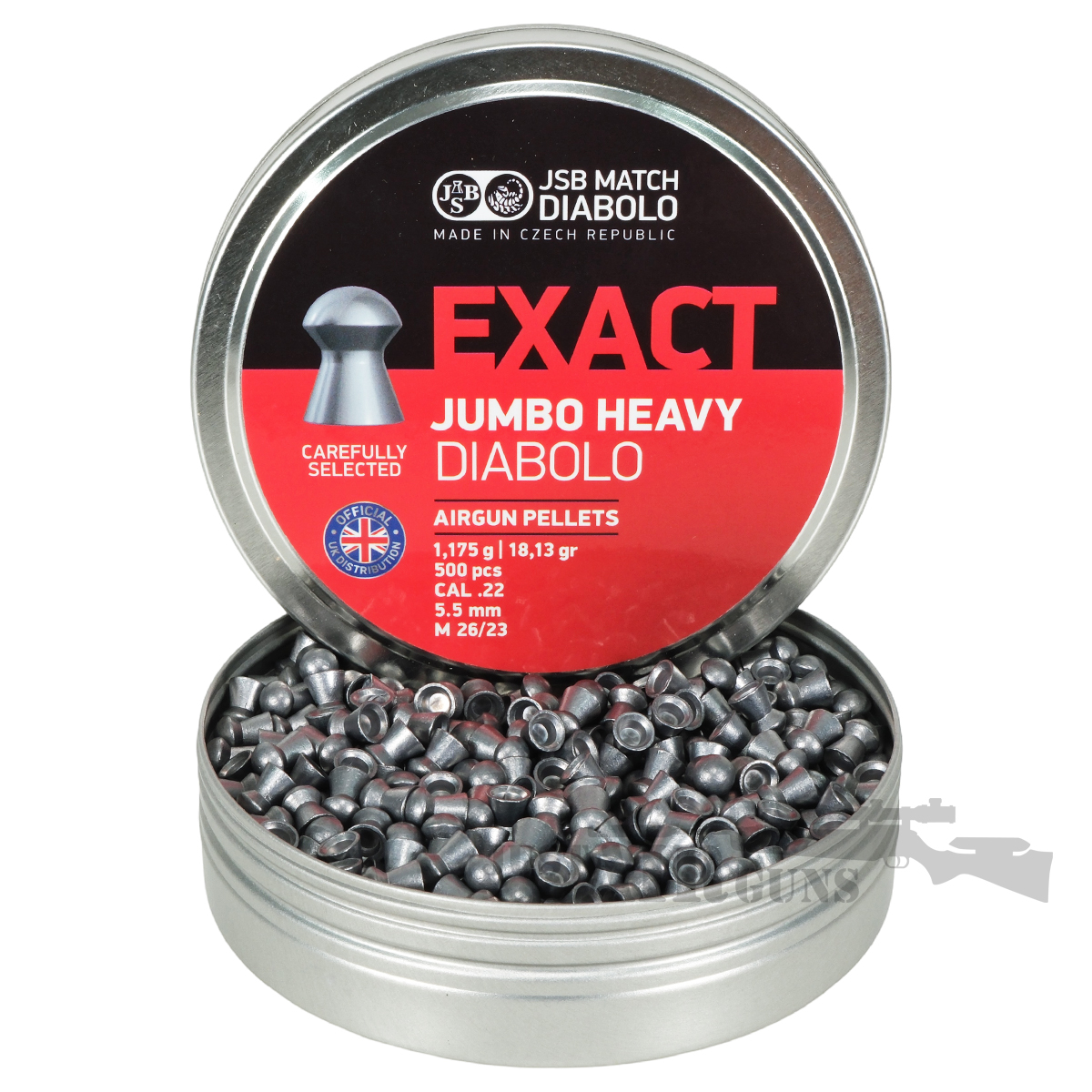 JSB Exact Jumbo Diablo .22 18.13 Grain Airgun Pellets x500