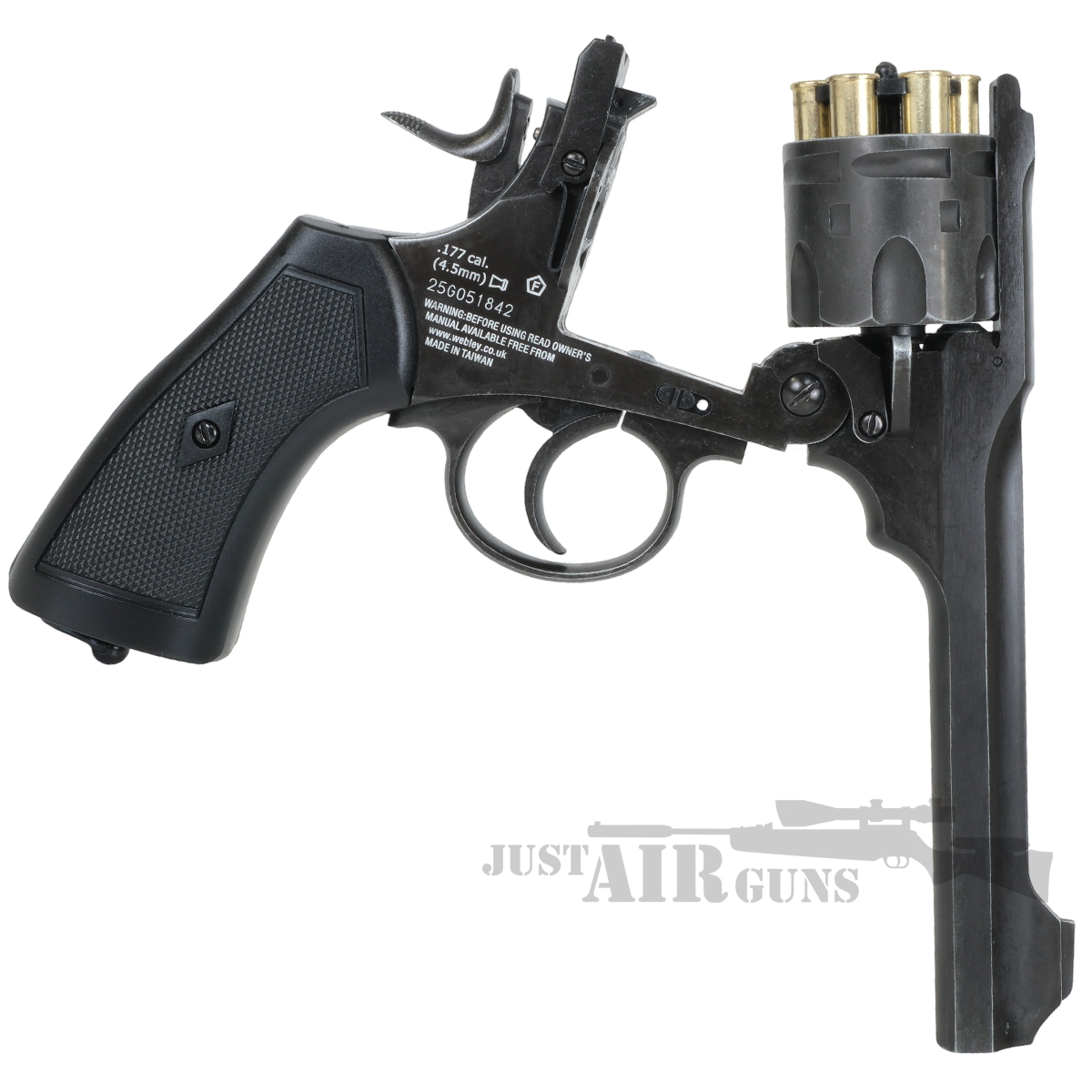Webley MKVI Service Revolver .455 Aged (.22 Calibre Airgun) - Just Air Guns