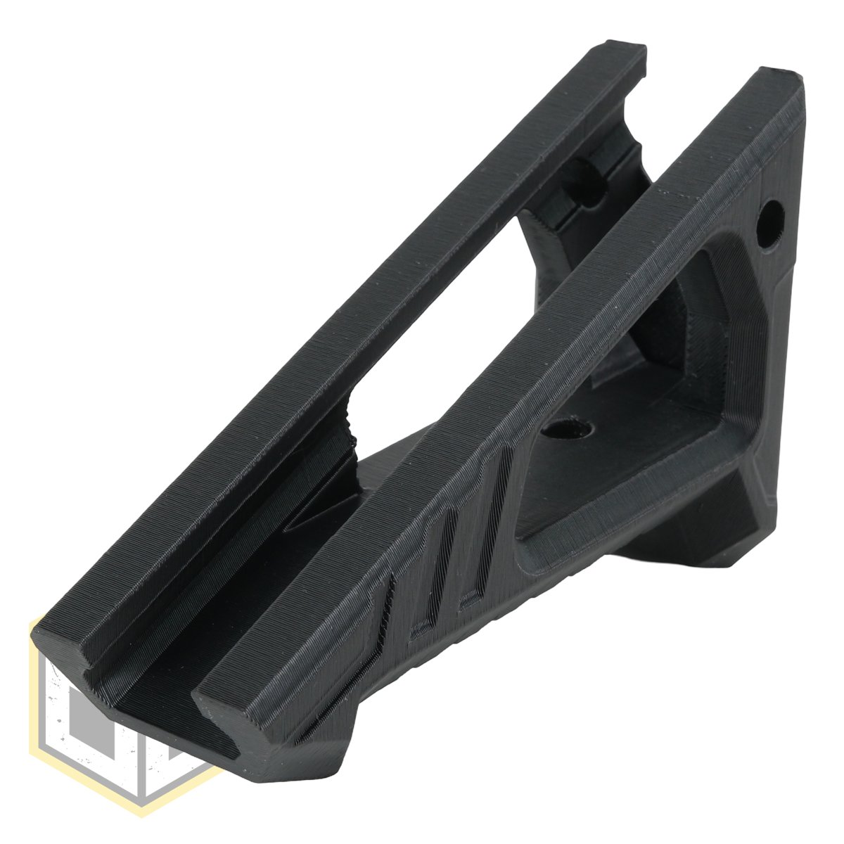 AFG Stubby Picatinny Rail Angled Foregrip Easy Fit Black - Blue